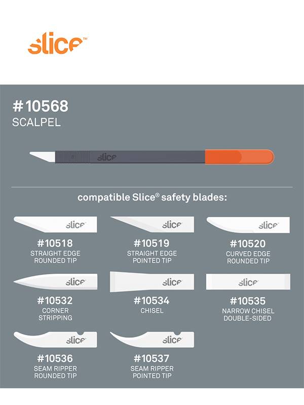 Slice 10568 Ceramic Scalpel (Replaceable Blade)