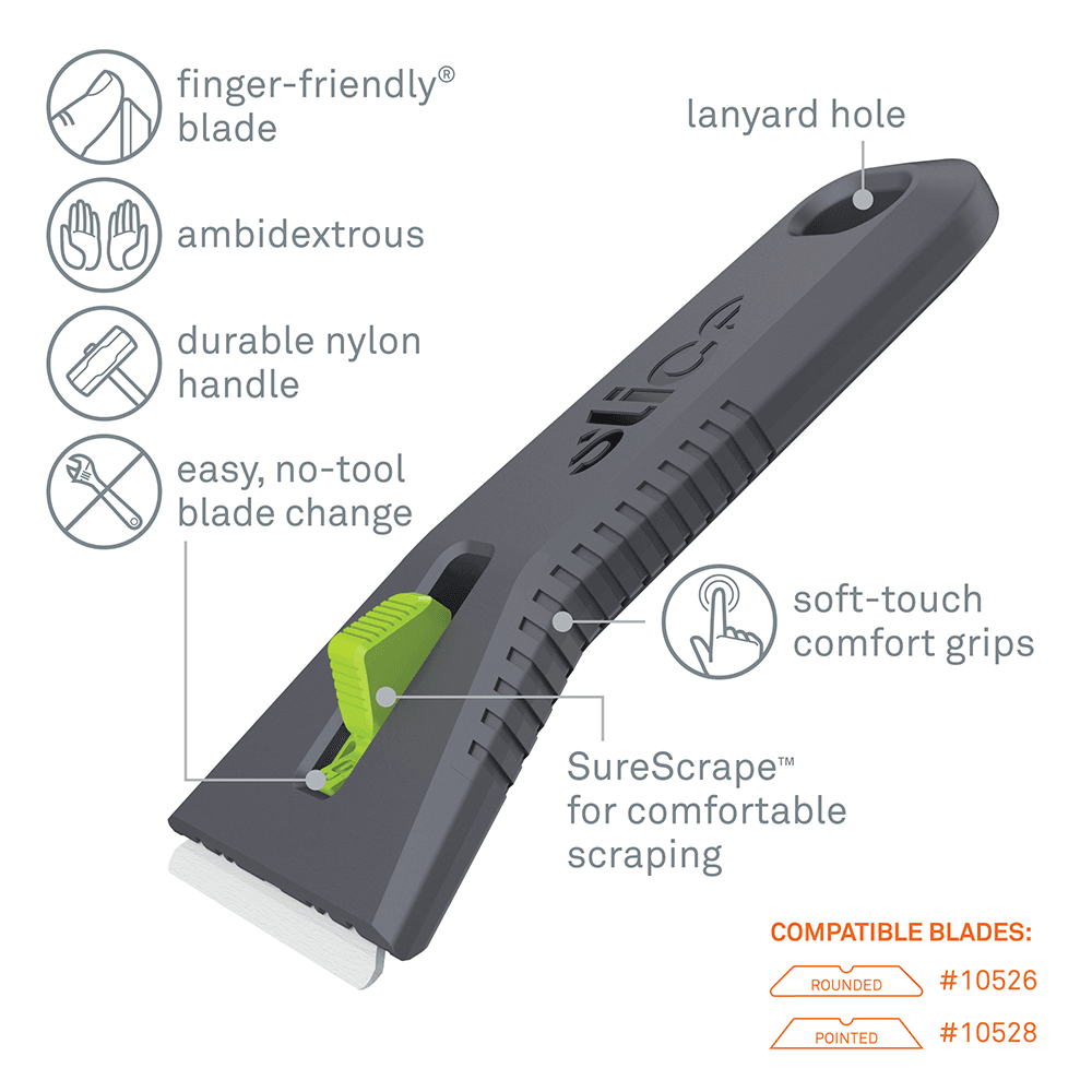 Slice 10593 Utility Scraper with Ceramic Blade (Auto Retract)