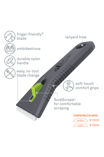 Slice 10593 Utility Scraper with Ceramic Blade (Auto Retract)