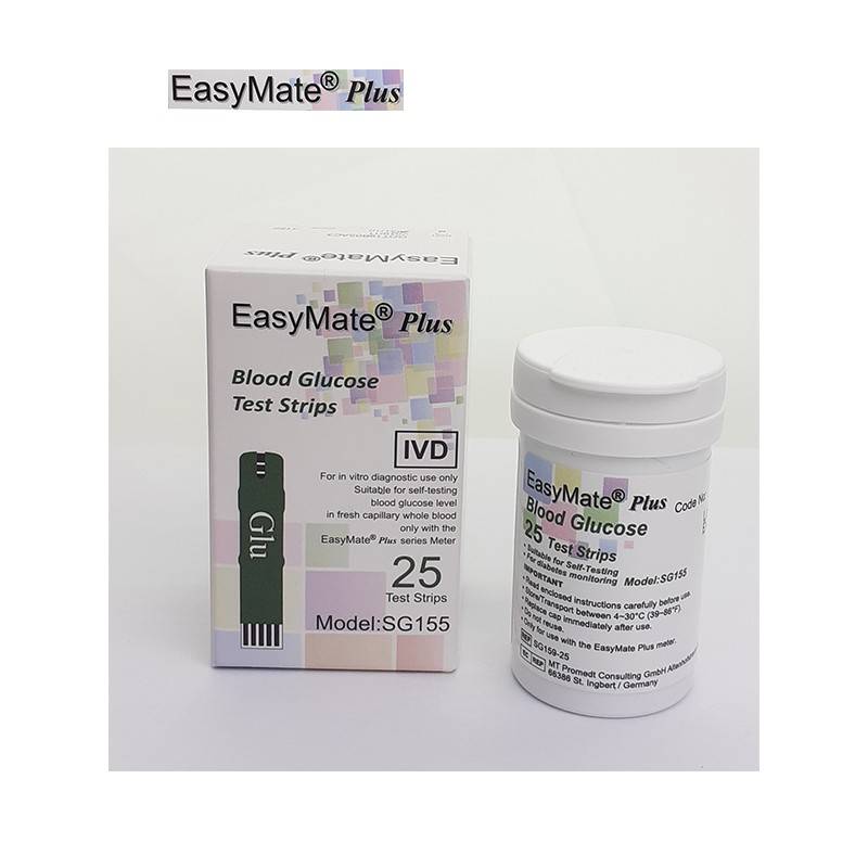 EasyMate Plus Blood Glucose Test Strips