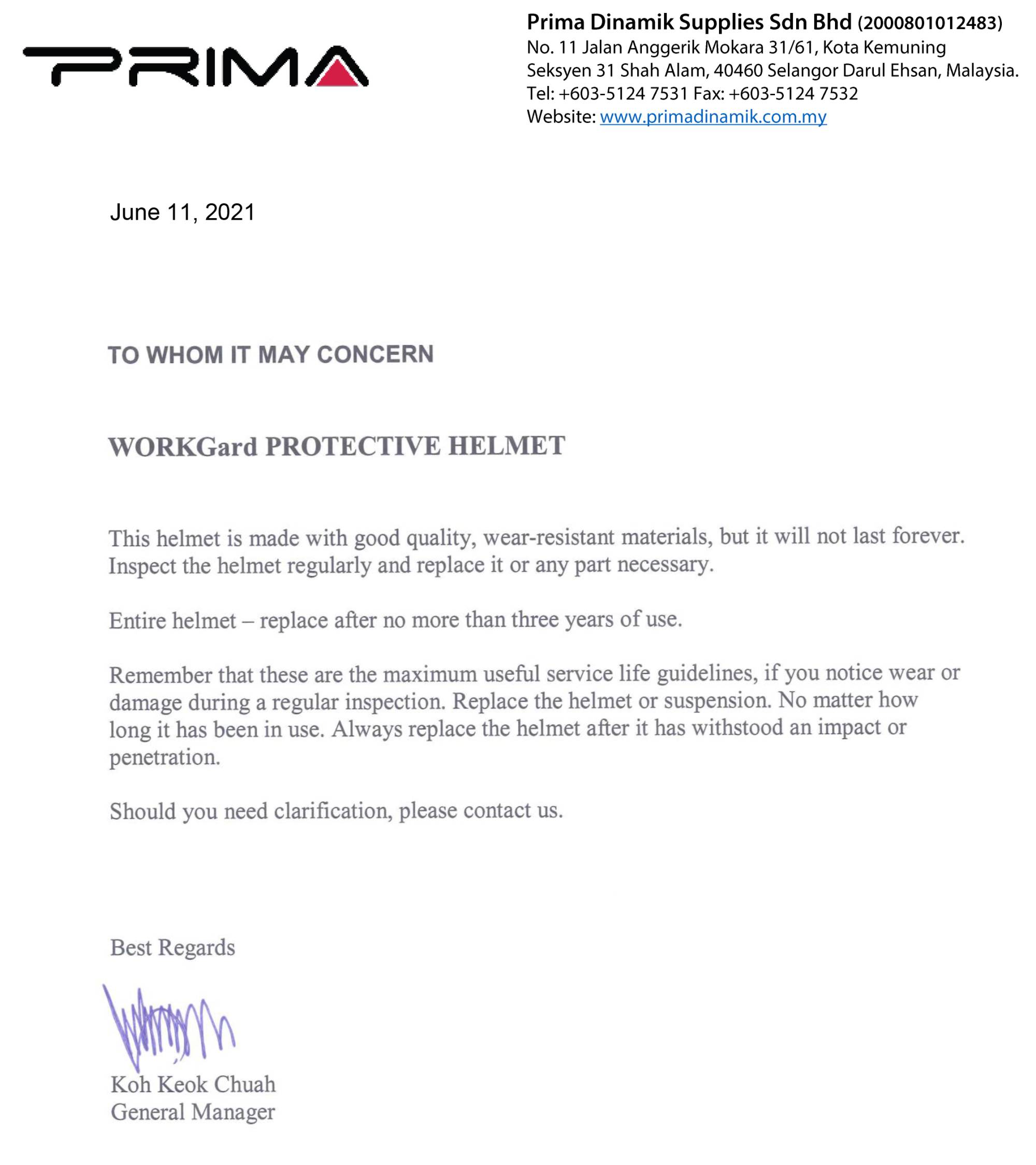 Workgard Safety Industrial Helmet