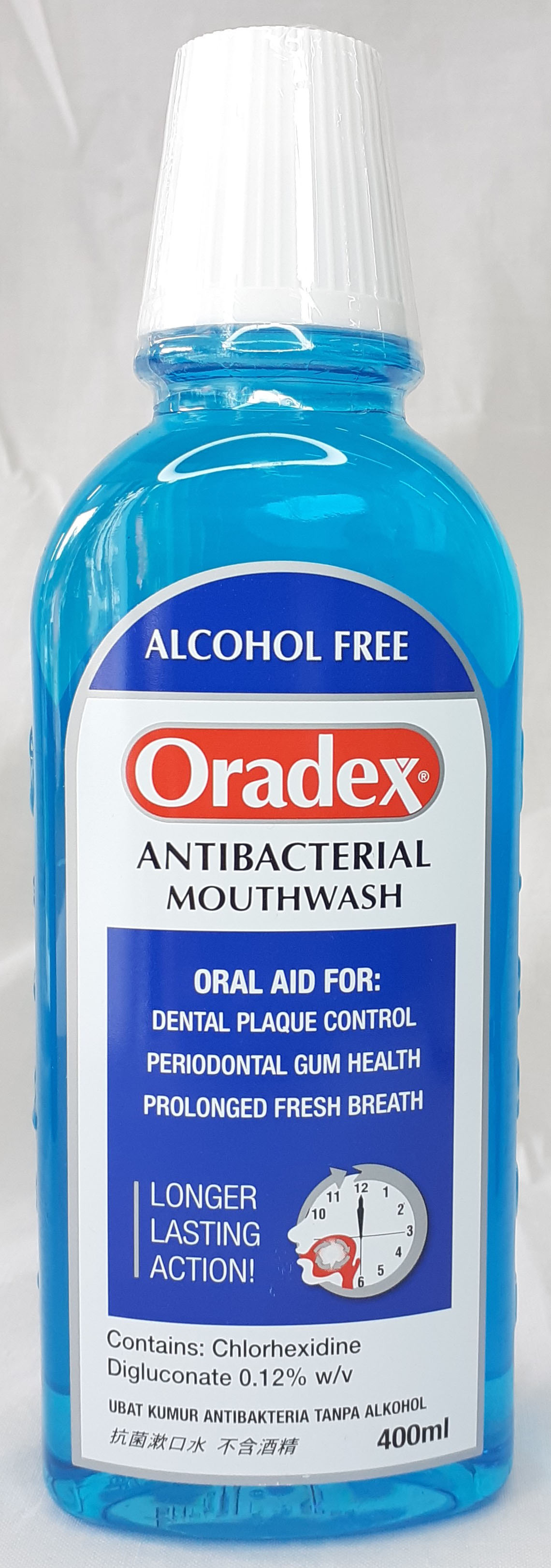 Oradex a/bactirial monthwash 400ml